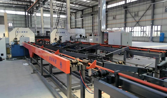 Fully automatic hollow anchors rod for tunnel support usage processing ...